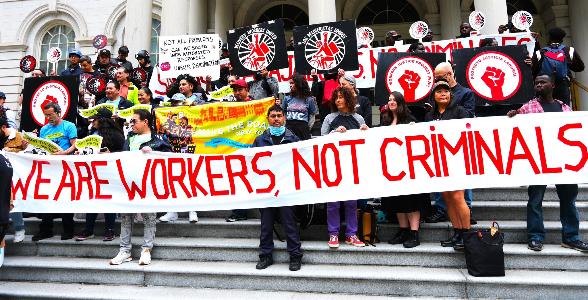 Deliveristas Protest Police Harassment in New York City | Labor Notes