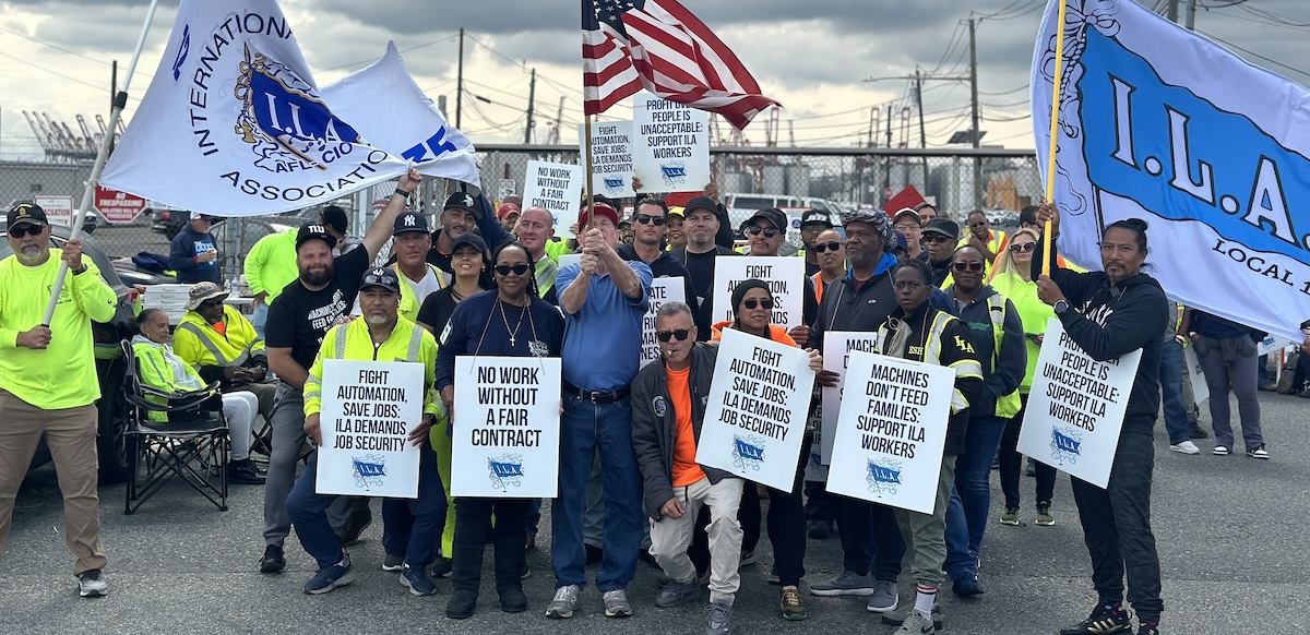 Ships Piled Up as Longshore Strike Hit East Coast Ports | Labor Notes