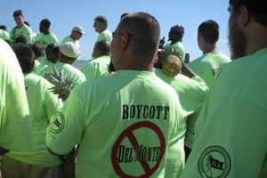 Dumping Pineapples, Not Tea, Philly Longshore Workers Protest Del Monte ...