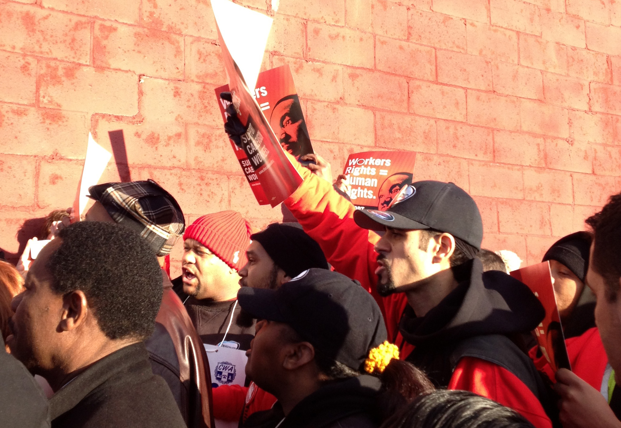 Cablevision Workers, Mayoral Candidates, Clergy Protest Mass Firing ...